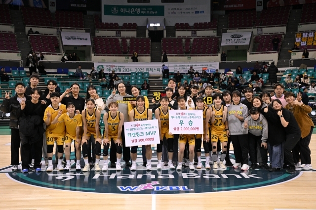 ‘MVP 송윤하’ KB스타즈, 우리은행 꺾고 WKBL 퓨처스리그 2연패 달성…통산 6회 우승
