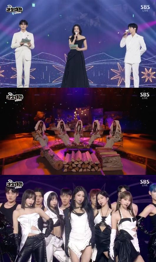 지드래곤→2NE1+카리나X안유진 '환승연애'까지..'SBS 가요대전' 연말 피날레 [종합]