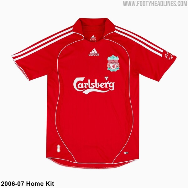 ‘나이키→아디다스’ 리버풀, 25-26시즌 홈 유니폼 유출...06-07 제라드의 향수