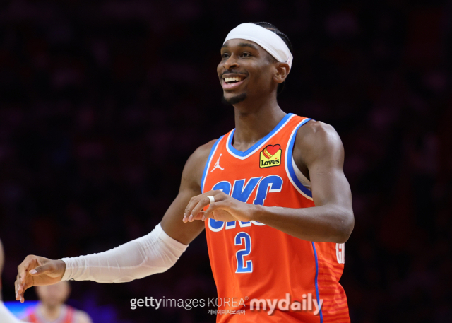 승리의 메롱! 승승승승승승승승승승승승…진격의 OKC 12연승→SGA 40득점 大폭발