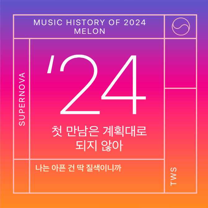 투어스 첫 만남 2024년 멜론 연간차트 1위
