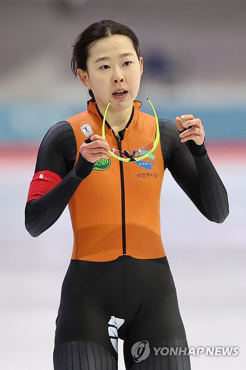 동계체전 1000M에서 우승한 김민선