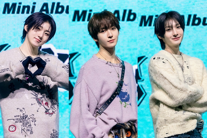 JYP 신인 킥플립, 개운하게 데뷔…"세상을 뒤집자"[현장EN:]