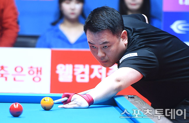 PBA-LPBA 챔피언십 | [ST포토] 조재호 '8강 승리샷'