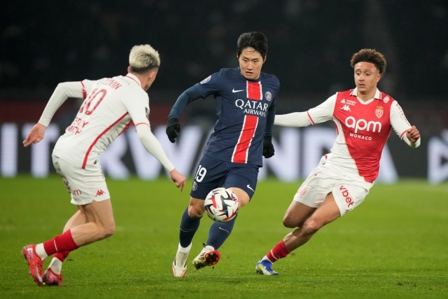 ‘멀티골’ 뎀벨레 미쳤다! PSG, 난적 모나코에 4-1 대승→21G 무패 행진…이강인 후반 교체 출전 [리그앙]