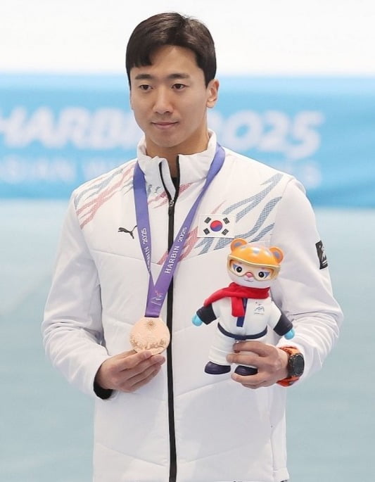빙속 김준호 하얼빈 동계 아시안게임 남자 500m 동메달