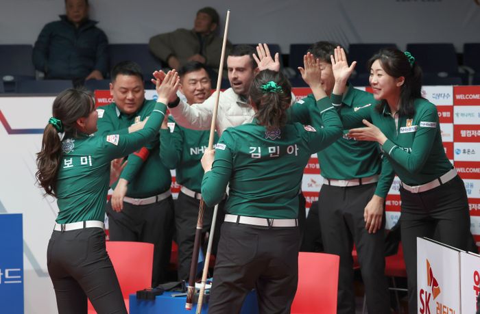 웰컴·NH, PBA 팀리그 1승 어드밴티지 놓고 종합 4위 경쟁