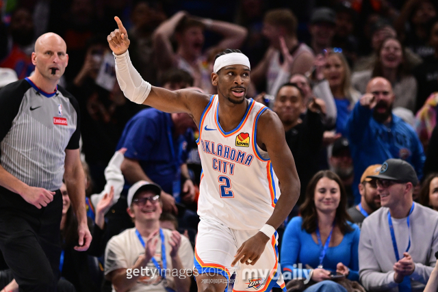 SGA가 MVP 1순위! NBA MVP 래더 발표→길저스-알렉산더 > 요키치 > 야니스 '1~3위'