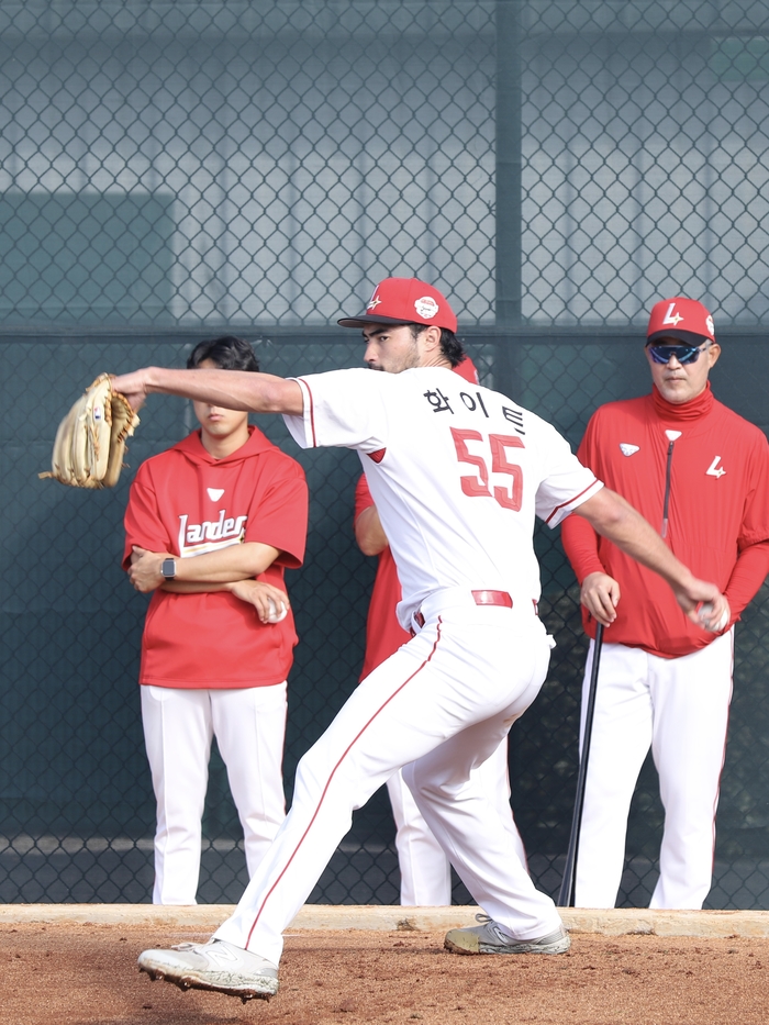 ‘고명준·전영준 MVP-화이트 152㎞’ SSG, 플로리다 캠프 마지막 홍백전 마무리