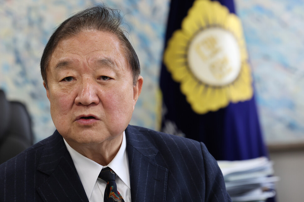 정대철 “대선 전에 개헌해야… 끝나고는 못한다”