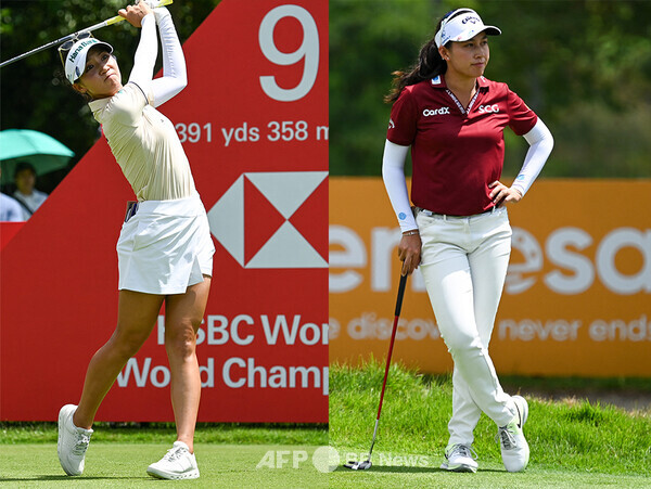 동반 대결한 리디아고 vs 티띠꾼, HSBC 월드챔피언십 1R 공동 7위 [LPGA]