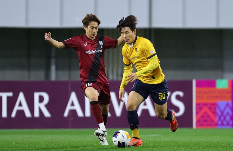 K리그 전멸 위기…'유효슈팅 0' 광주, 고베 원정서 0-2 완패→8강 진출 '빨간불' [ACLE 리뷰]