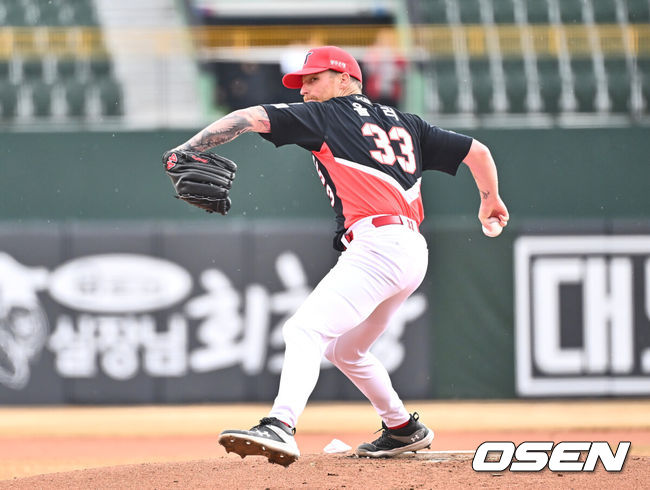 152km+KKKK 위력투...KIA 14억 원투펀치의 호쾌한 데뷔전 [오!쎈 부산]