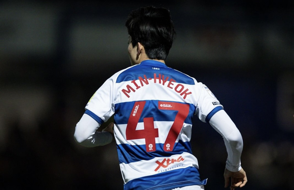 ‘양민혁 환상 돌파 아깝다’ QPR, WBA에 0-1 끌려가며 전반 종료