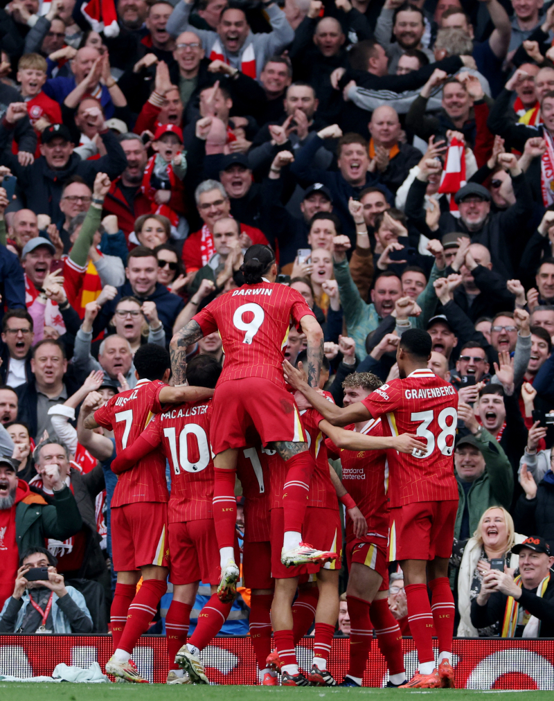 ‘EPL 우승 경쟁 끝났다’ 리버풀 우승 확률 ‘99.2%’…사우샘프턴에 3-1 승리 ‘25경기 연속 무패’