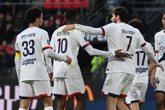 ‘쫓겨날 위기’ 이강인, 64분 동안 존재감 無…PSG, 뎀벨레 멀티골 힘입어 렌 원정 4-1 대승 [리그앙]