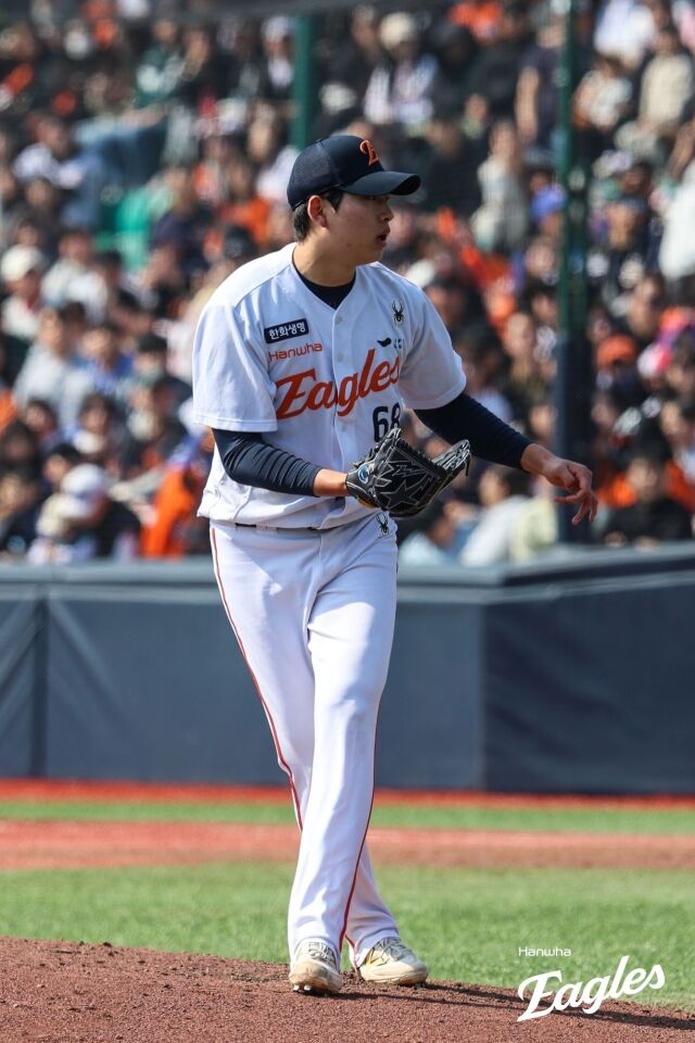 양의지&케이브 삼진→2⅔이닝 KKK 퍼펙트…한화 2년차 20살 좌완, 160km 신인왕 대체자로 낙점받다 [MD인천]