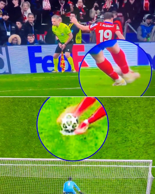 시메오네 분노! "'꽈당'알바레즈 PK가 투터치? 본 사람 있어?"…AT, 승부차기 끝에 UCL 16강 탈락