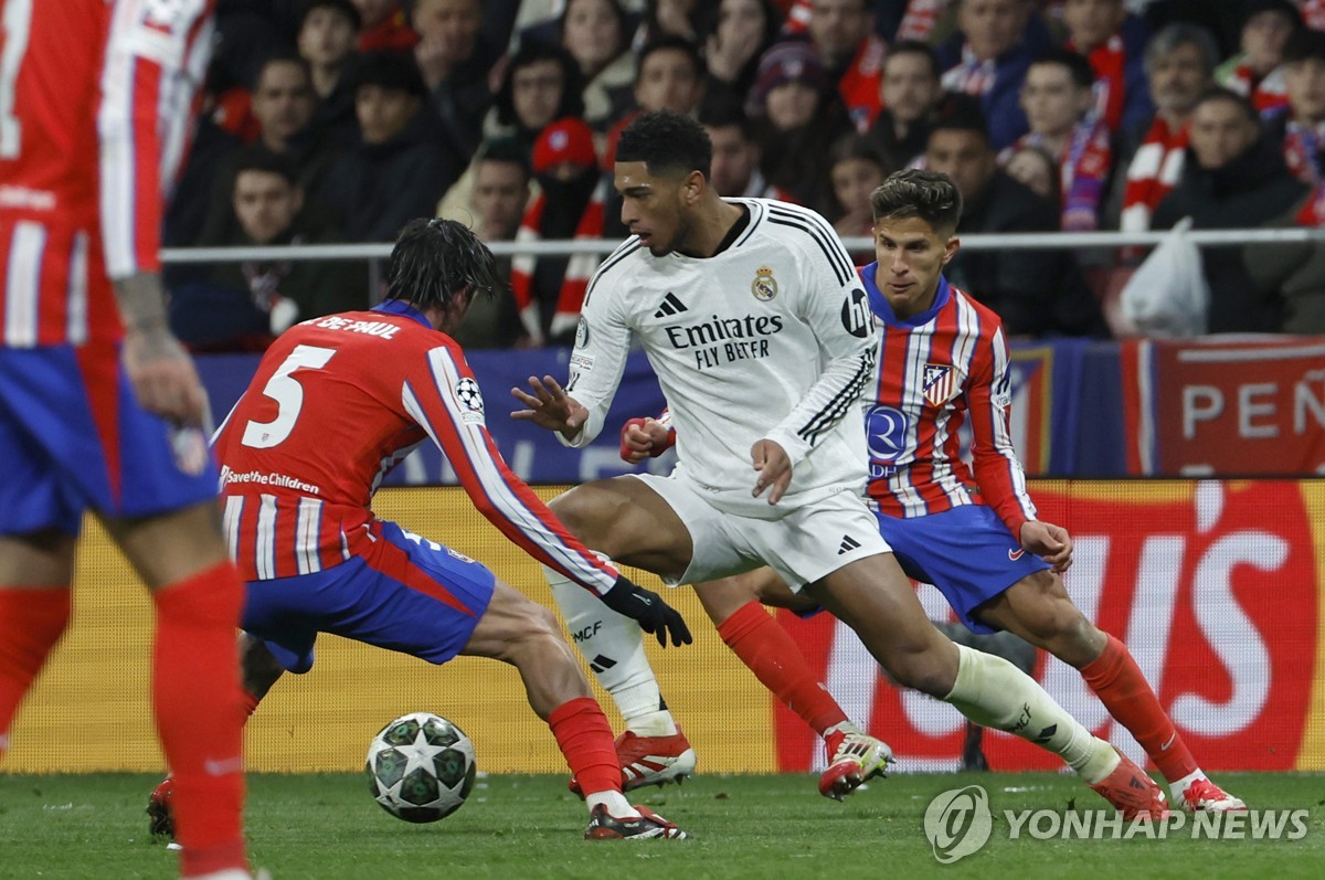 레알 마드리드, 승부차기에서 아틀레티코 제압…UCL 8강행