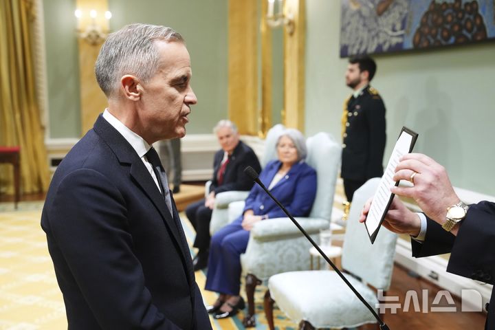 카니 캐나다 총리 취임…어떤 형태로든 미국에 안 속할 것