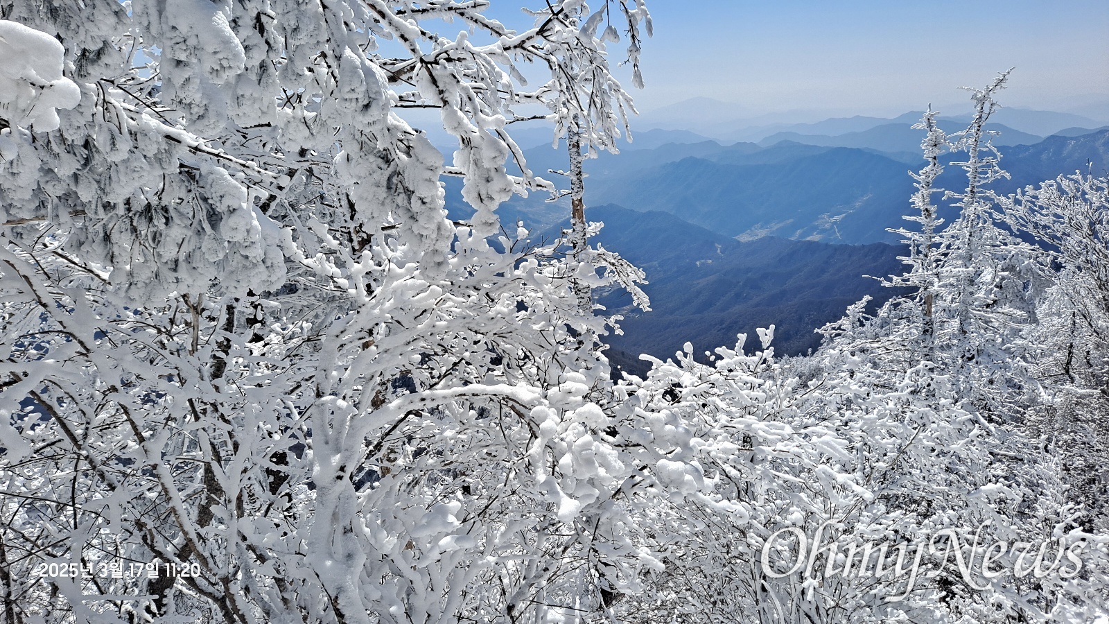 [사진] 지리산 천왕봉 설경, 이렇게 아름답다니