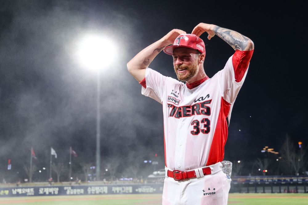 '최고 155km+무사사구' KIA 새 외인 투수 올러, KBO 데뷔전서 '합격점' [광주 현장]