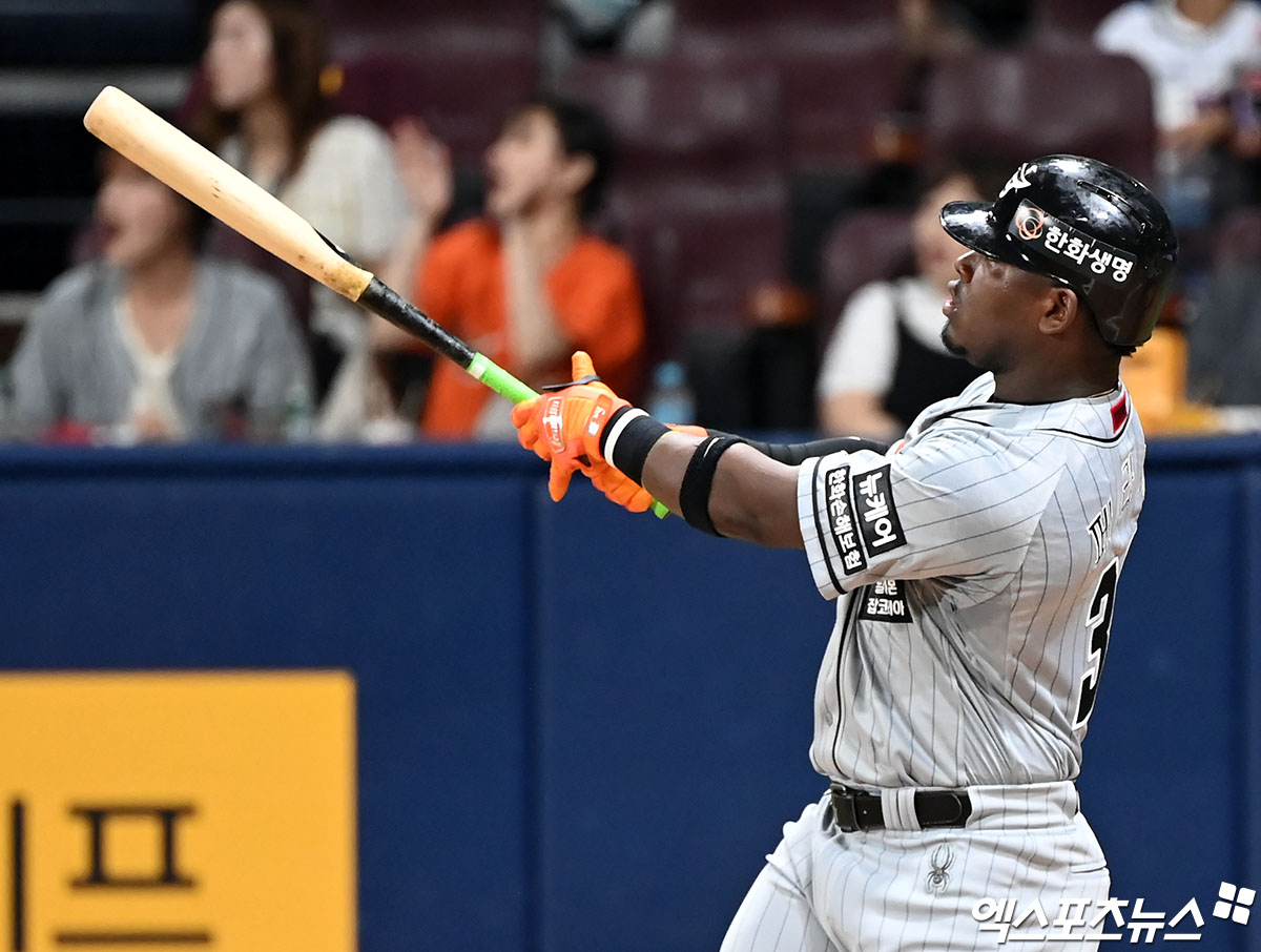 김혜성 vs 벤자민, 미국에서 이게 되네! 'KBO 31승' 벤자민 웃었다→KIM 6회초 2루타+득점으로 아쉬움 만회