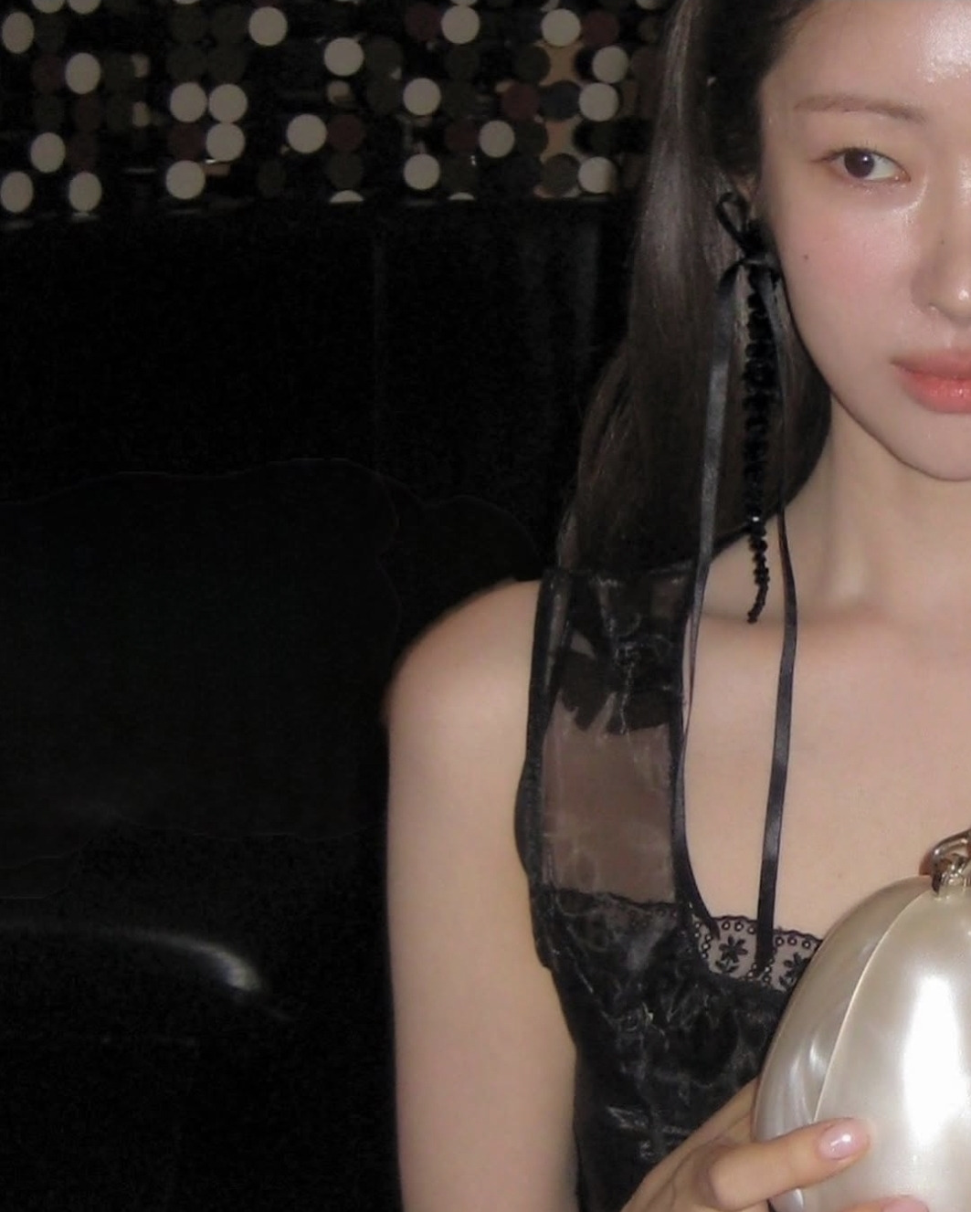 키도 큰데 하얗고 여리여리! '170cm 47kg' 인형 비율 여배우, 시스루 드레스룩 | 뷰티는 내운명