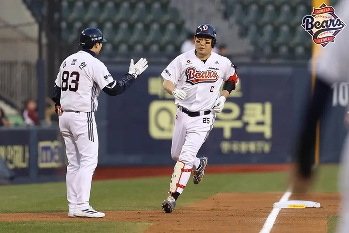 "KBO에 건의했는데..." 10G만에 스리런 결승포에도 묵묵...양의지 마음은 그 날에 머물렀다