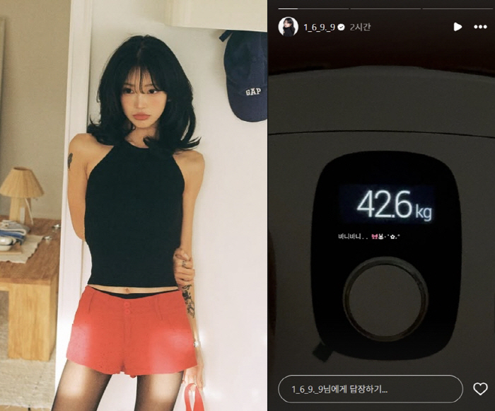 [SCin스타] 故 최진실 딸 최준희, 170cm인데 42.6kg…심각한 저체중 인증