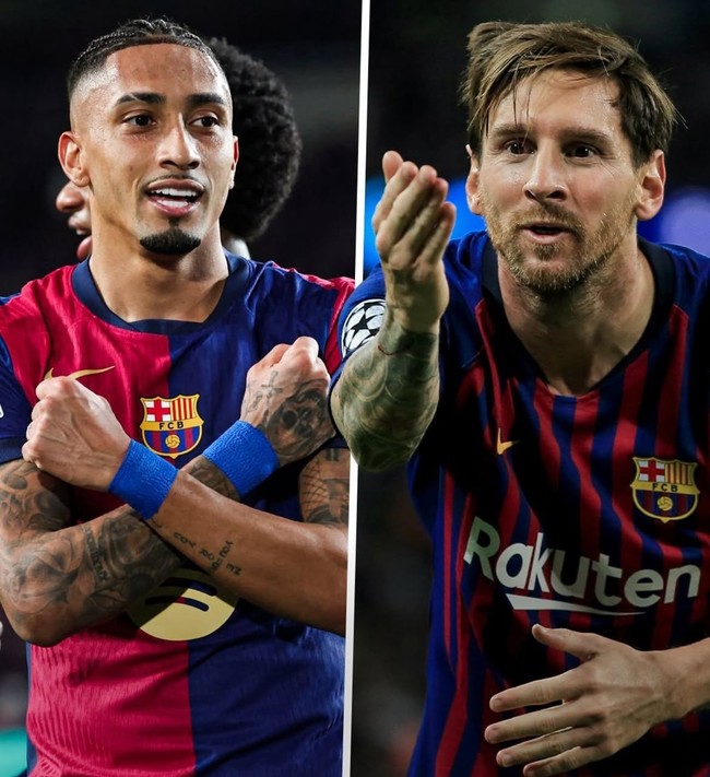 [UCL STAR] 18살 후배 데뷔골 강탈한 하피냐, 메시 전성기 공격P와 동일...'12골 7도움, 19개'