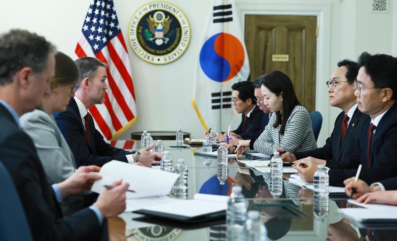 정인교 통상본부장, USTR 대표 만나 관세 인하 등 韓 ‘특별 대우’ 요청