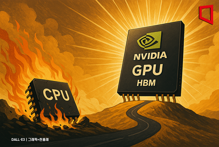 'CPU 지고 GPU·HBM 시대 열려'‥엔비디아, 반도체 매출 첫 1위