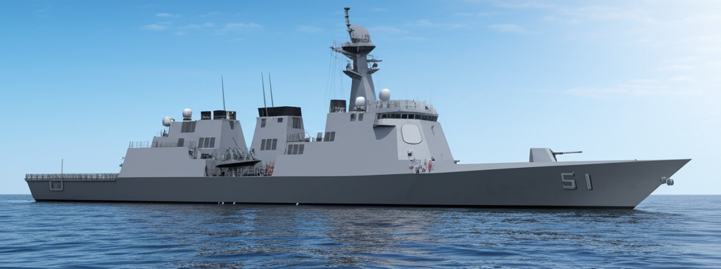 8,000톤급 스텔스 KDDX 구축함 6척 건조 시작! 대한민국 해군의 꿈이 현실로! | 밀리터리 랩실