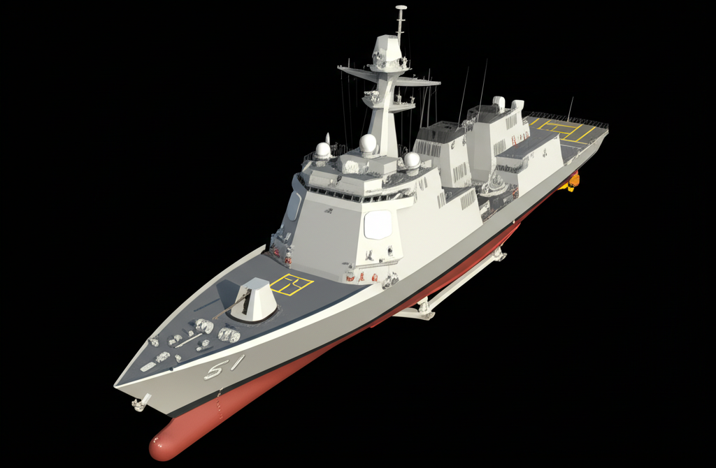 8,000톤급 스텔스 KDDX 구축함 6척 건조 시작! 대한민국 해군의 꿈이 현실로! | 밀리터리 랩실