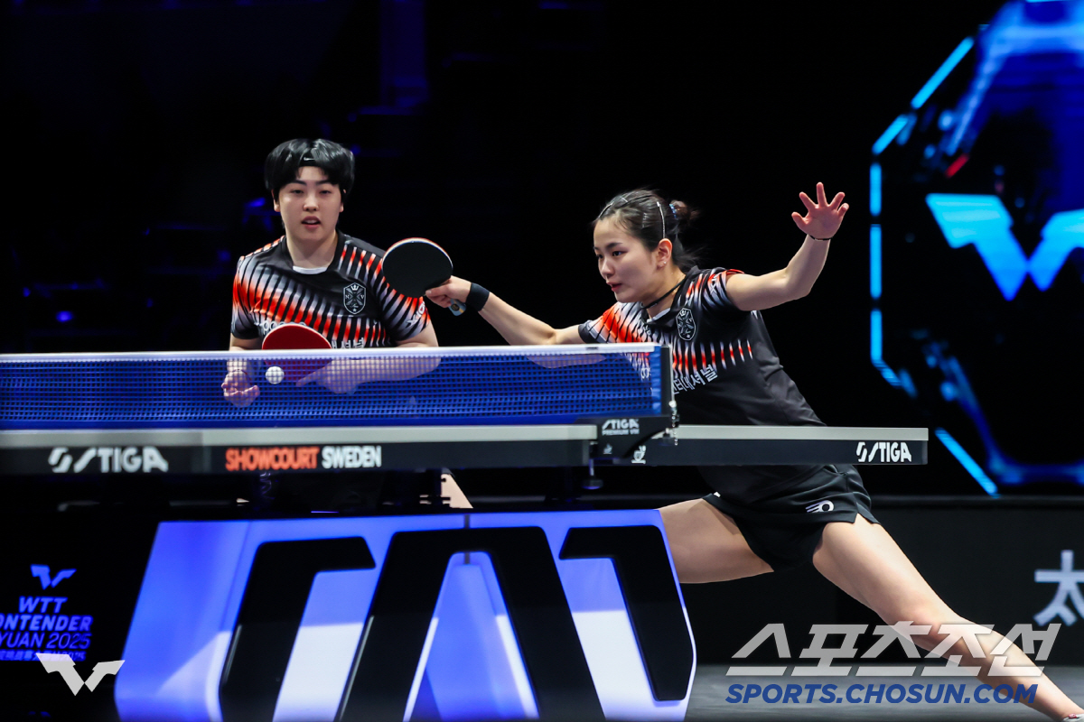 "포스코 선후배가 해냈다!" 金나영X유한나,中꺾고 WTT 첫 우승 감격! 김나영 2관왕 쾌거[WTT컨텐더 타이위안]