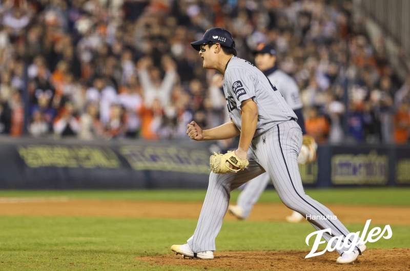 156km-155km-157km 헛스윙 KKK! '미스터 제로' 김서현의 낭만 직구쇼, 강추위마저 뚫었다