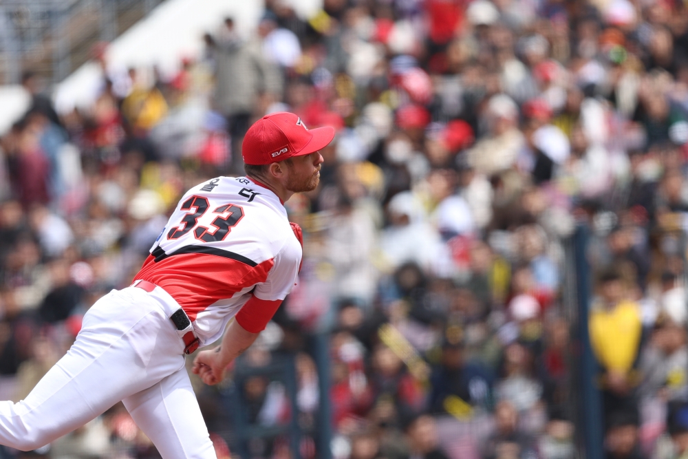 최고 154km 쾅!…'시즌 첫 QS+' KIA 올러 "까다로운 타자 많은 KBO리그, 많이 배우고 있다" [광주 인터뷰]