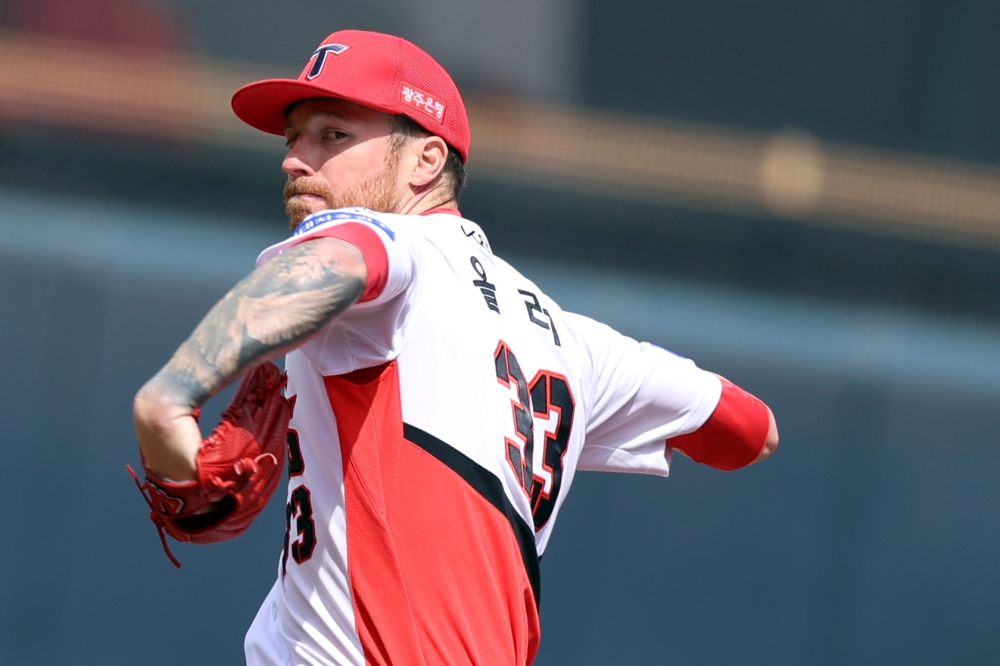 최고 154km 쾅!…'시즌 첫 QS+' KIA 올러 "까다로운 타자 많은 KBO리그, 많이 배우고 있다" [광주 인터뷰]