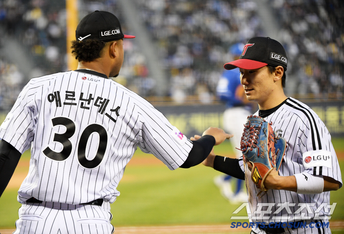 '1회부터 151km 찍더니...' 6이닝 9K 노히트. '엘동원' 잠실서 부활. "극복한 것 같다"[잠실 인터뷰]
