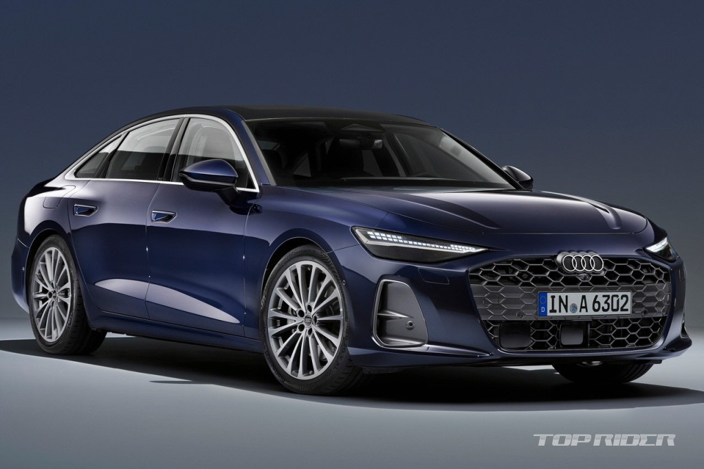 아우디 신형 A6 제원 살펴보니, 제네시스 G80보단 작다 | 탑라이더