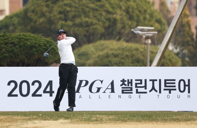 '추천 선수' 권성훈, KPGA 투어 시즌 개막전 첫날 깜짝 선두