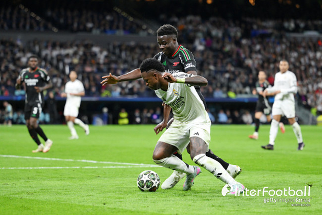 [UCL ISSUE] 너 뭐하냐고! 승리에도 라이스가 분노한 이유…경고 누적→준결승 1차전 출전 불가