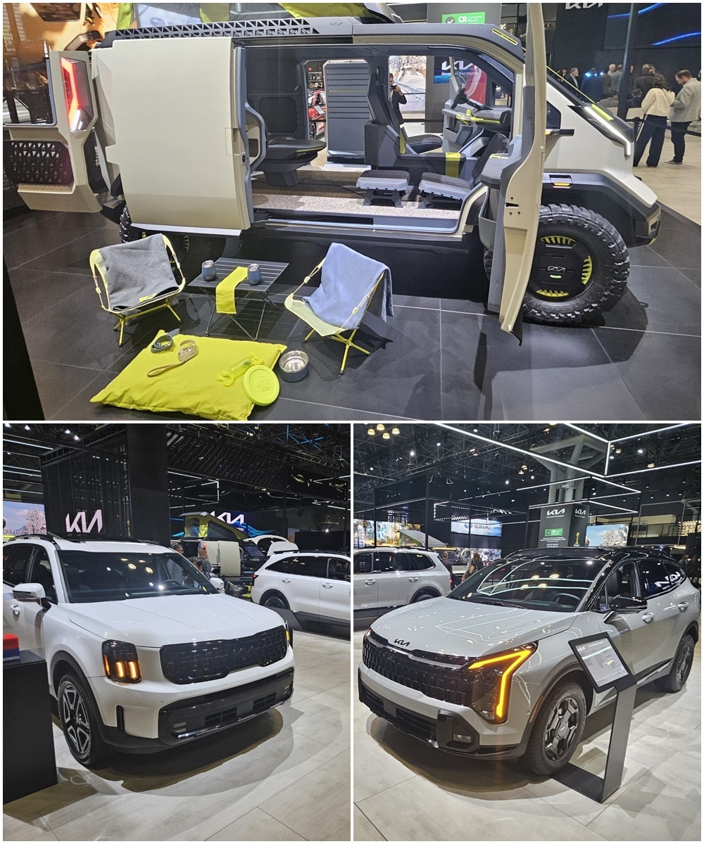 기아, EV9 나이트폴 에디션·K4 해치백 2종 세계 최초 공개 [뉴욕 오토쇼]