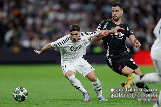 "마스터클래스였다"...'미들라이커' 메리노, 레알 상대 1차전 골→2차전 도움 쾅쾅! '공격수 본능' 大폭발