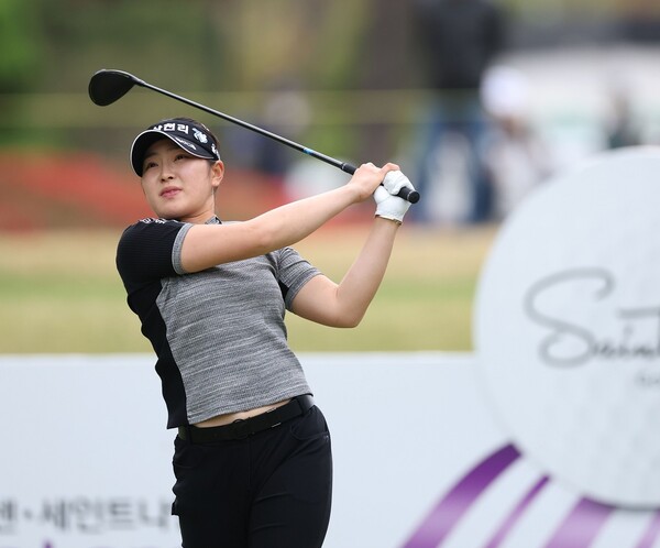 '시즌 첫 우승을 겨냥한' 유현조 프로의 티샷 [KLPGA]