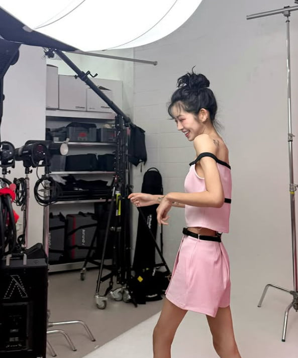 '41kg' 달성한 최준희, 갈비뼈가 옷 뚫고 나올 정도…'한줌' 그 자체