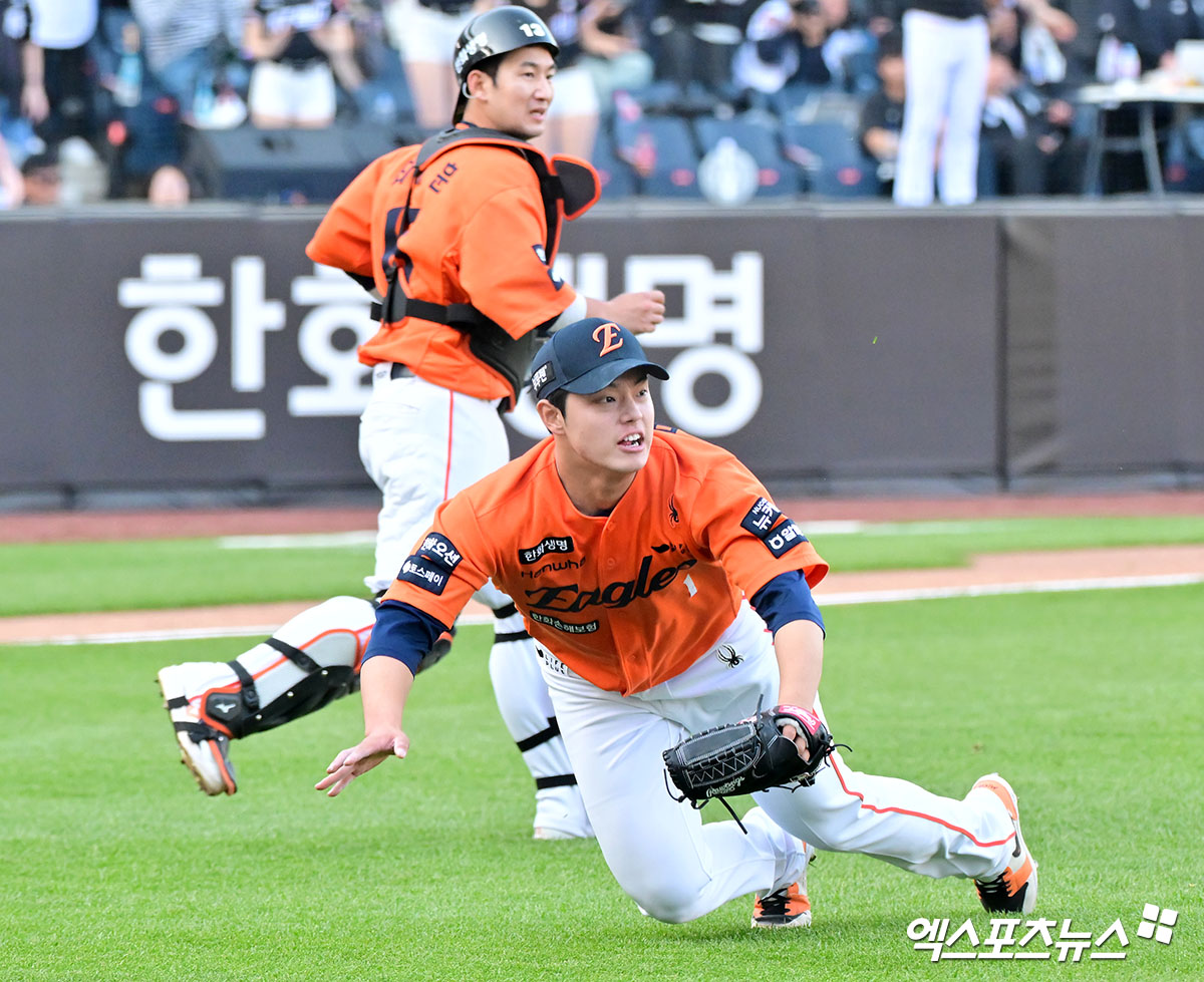 '7⅔이닝 8K 역투' 문동주, 더 빈틈 없어졌다…160km 속구에 변화구까지 "모든 구종 S존 공략" [대전 인터뷰]