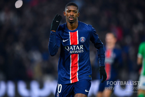 [리뷰] '이강인 UCL 3G 연속 결장' PSG는 뎀벨레 결승골로 아스널에 1-0 승리