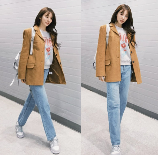 "40세에 이런 실루엣 가능해?" 리즈 미모 그대로인 168cm·45kg 여배우, 데일리룩 | 대본은 내운명